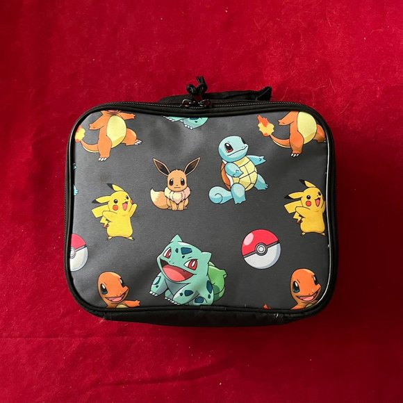 Pokemon | Accessories | Pokemon Pikachu Evee Soft Zipper Lunch Box Bag ...